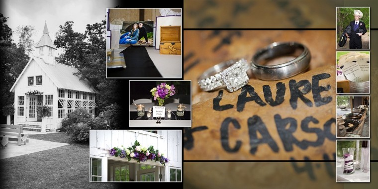 Lauren & Carson's Wedding Album from the 7f Lodge